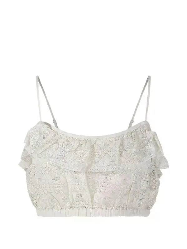 Antik Batik Ruffled Lace Top
