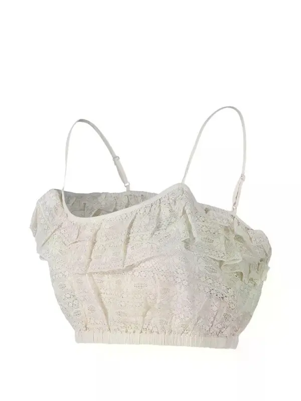 Antik Batik Ruffled Lace Top