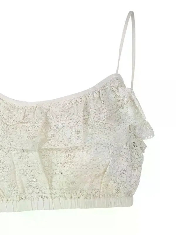 Antik Batik Ruffled Lace Top