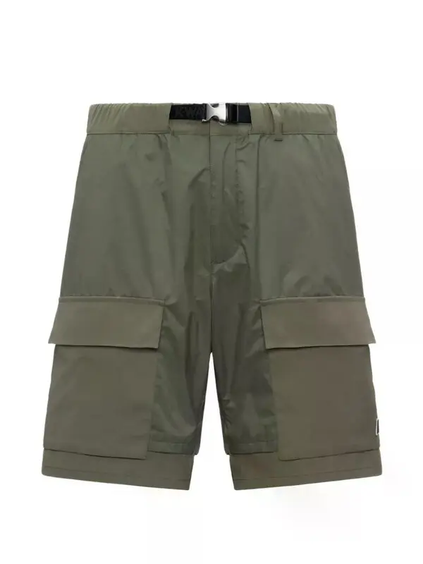 K-WAY Flap-pocket Shorts - Green