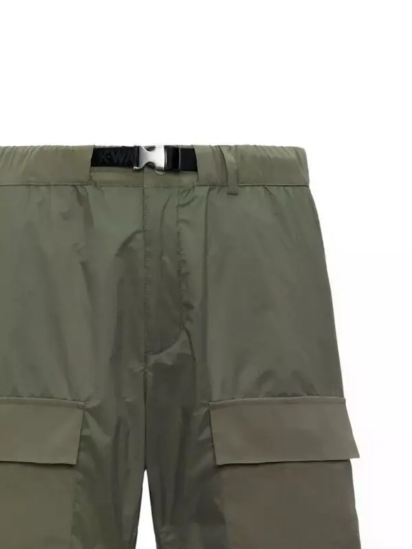 K-WAY Flap-pocket Shorts - Green