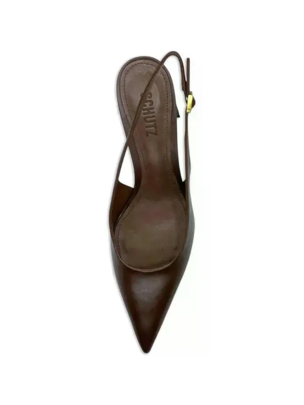Schutz Point-toe Slingback Pumps