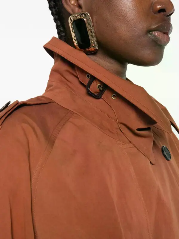 Saint Laurent Belted Double-breasted Coat