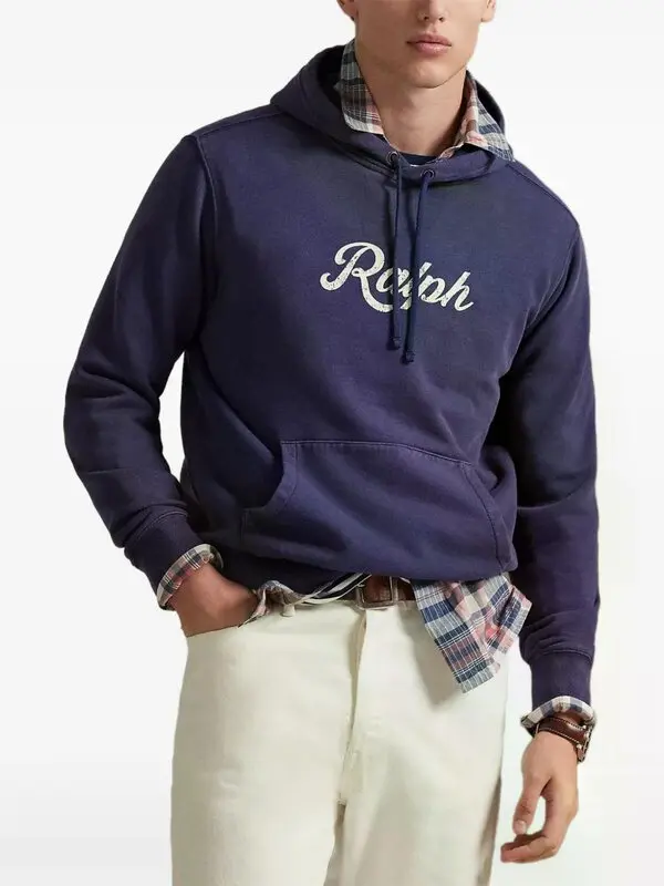 Polo Ralph Lauren Logo-print Hoodie - Blue