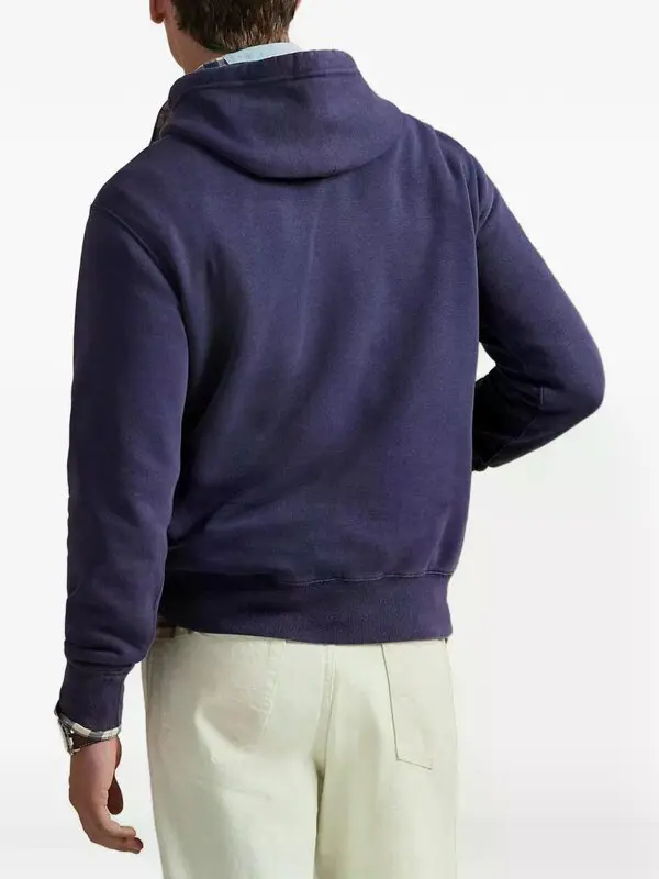 Polo Ralph Lauren Logo-print Hoodie - Blue