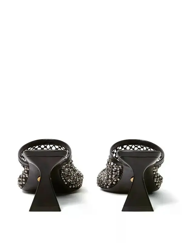 Stella McCartney Crystal-embellished Mules - Black