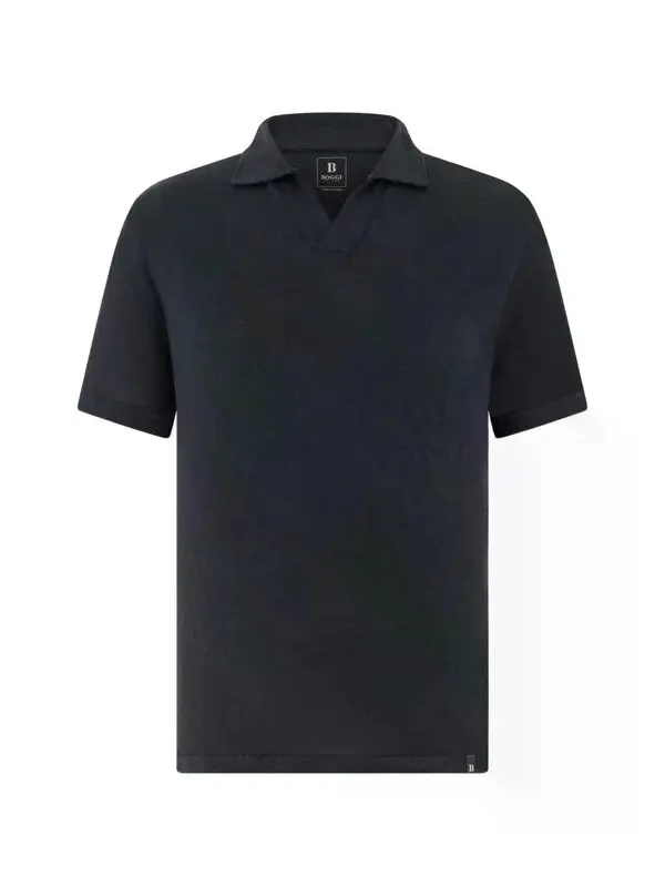 Boggi Milano Open-collar Polo Shirt