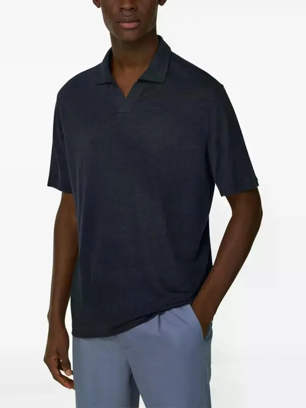 Boggi Milano Open-collar Polo Shirt