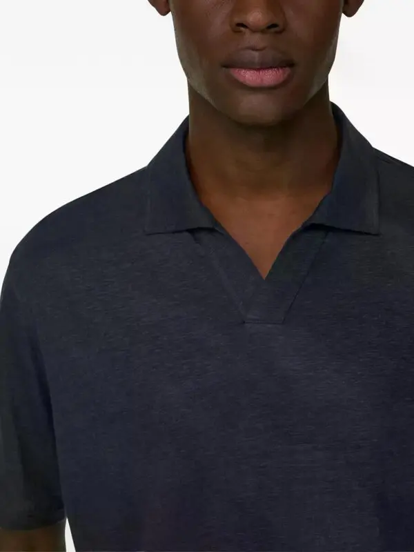 Boggi Milano Open-collar Polo Shirt