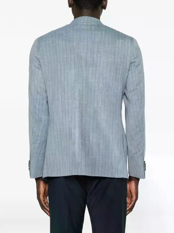 Caruso Aida Pinstripe Double-breasted Blazer