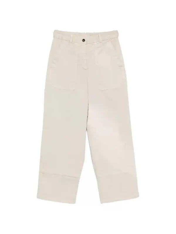NINE:INTHE:MORNING Patch-pocket Trousers - Neutrals