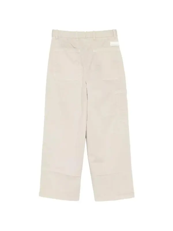 NINE:INTHE:MORNING Patch-pocket Trousers - Neutrals