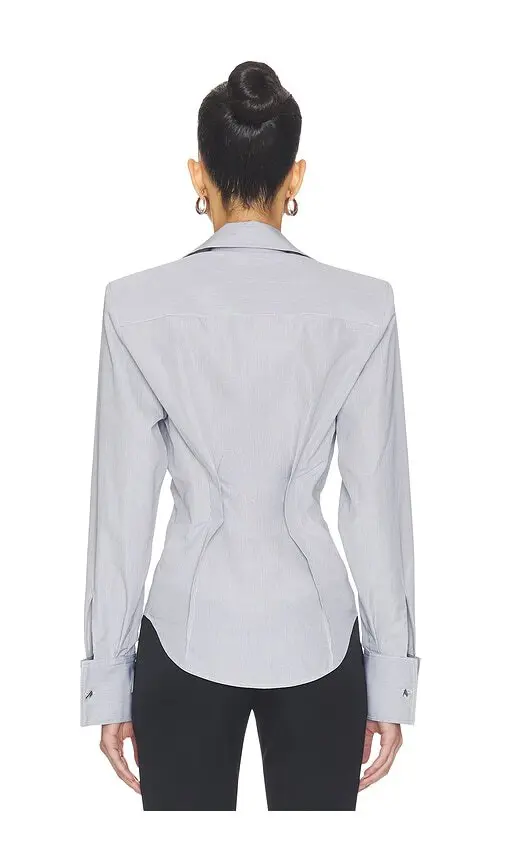 Attico Button Down Shirt - Grey