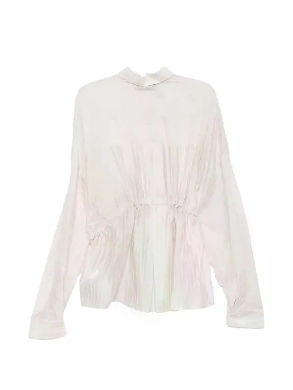 THELATEST Striped Blouse - Neutrals