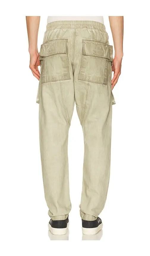 Rick Owens Creatch Cargo Drawstring Pants - Cream