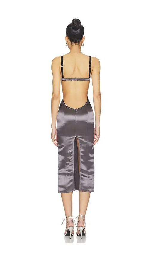 Attico Midi Dress - Grey