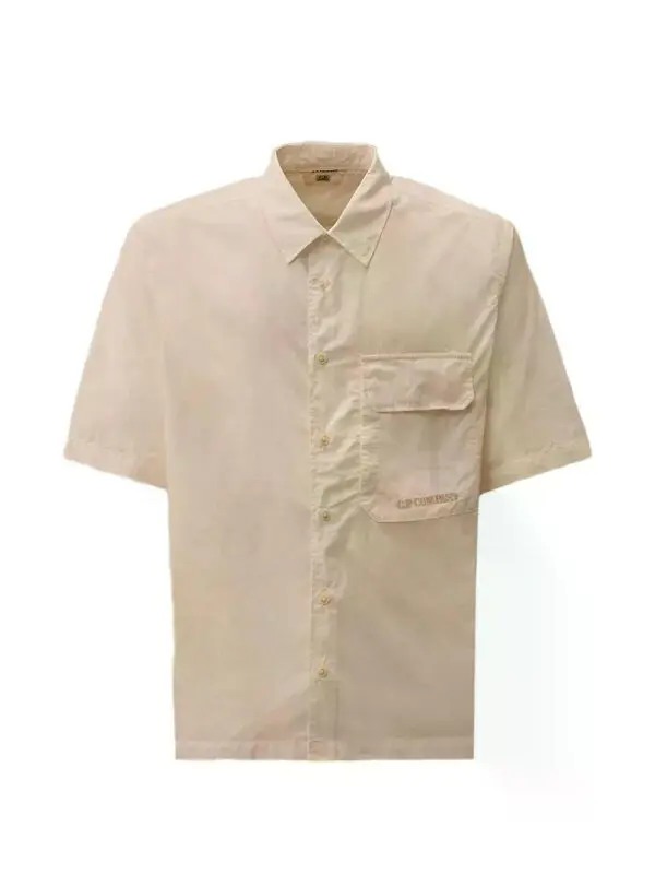 C.P. COMPANY Flap-pocket Short-sleeve Shirt - White