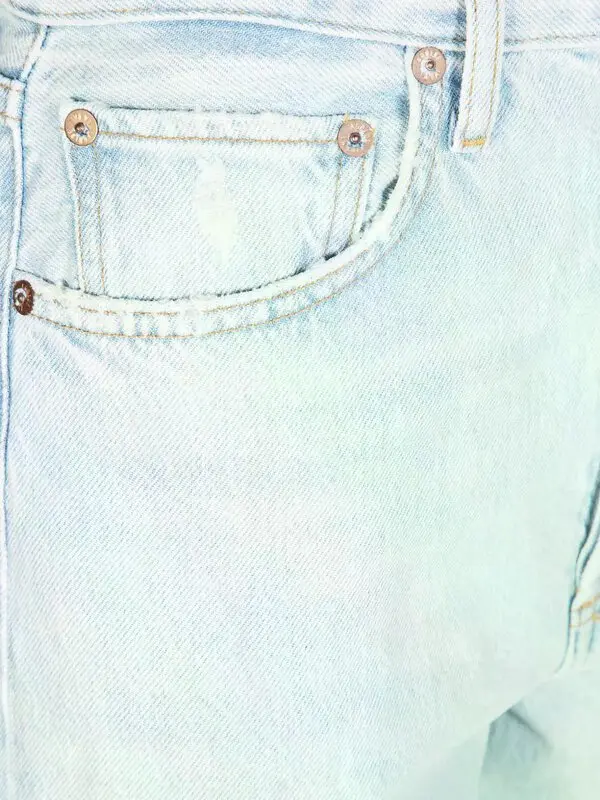 AGOLDE 90's Crop Straight-leg Jeans - Blue