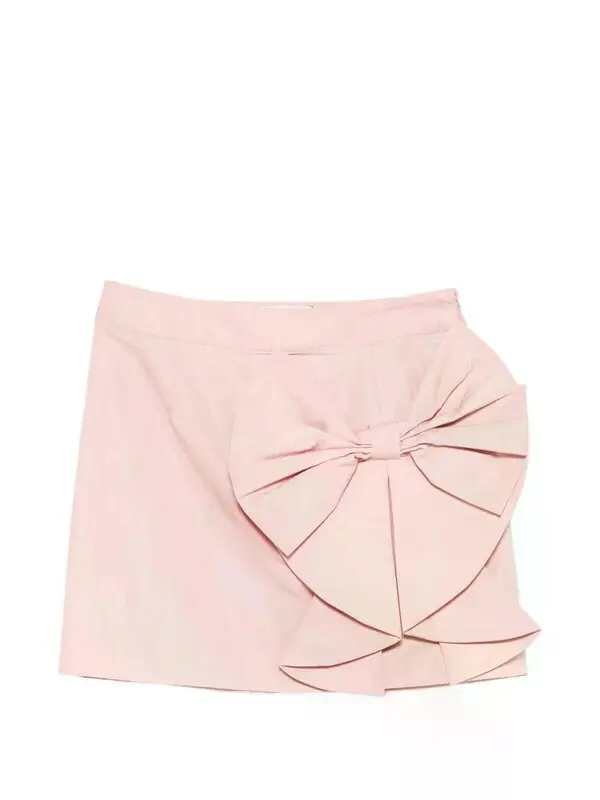 Essentiel Antwerp Mini Skirt With Bow Detail - Pink