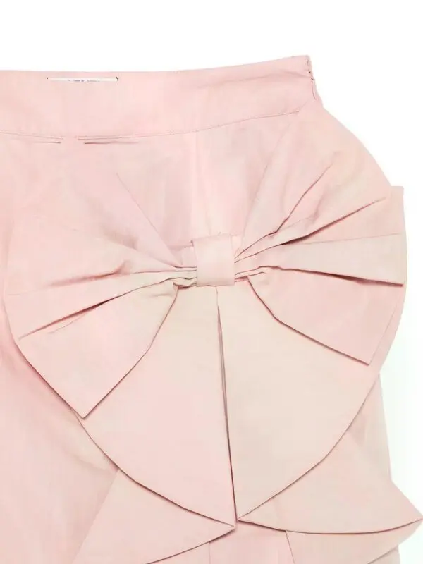 Essentiel Antwerp Mini Skirt With Bow Detail - Pink