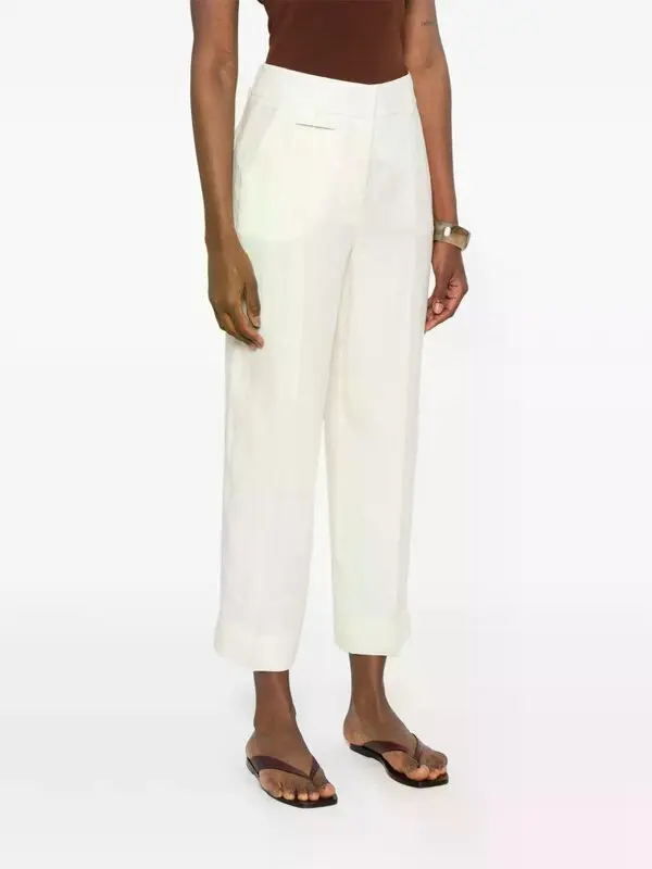 Peserico Press-crease Trousers - White