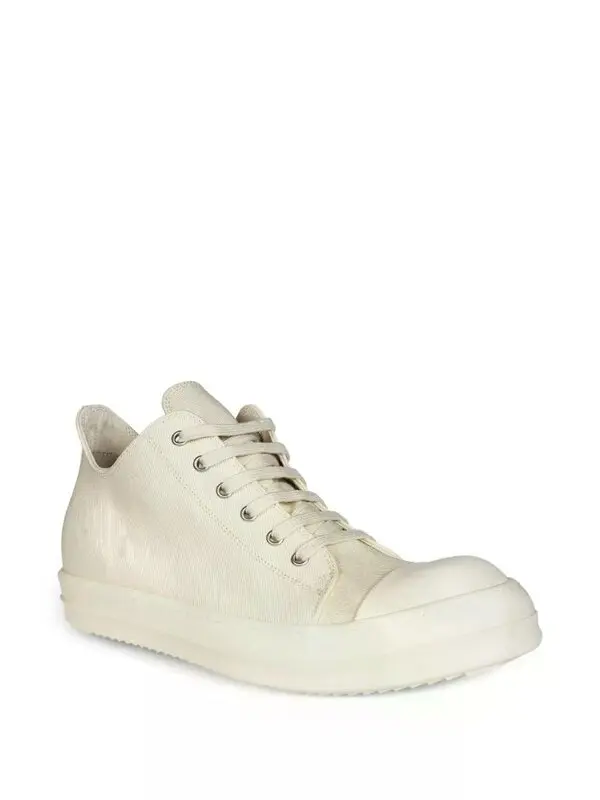 Rick Owens Temple Low Denim Sneakers
