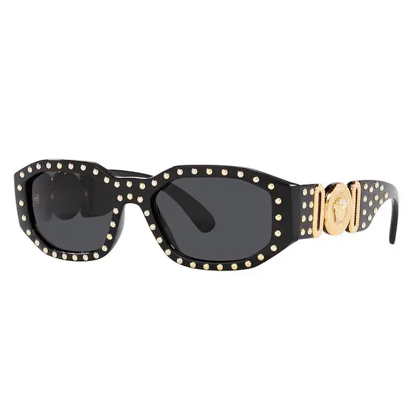 Versace Geometric Sunglasses - Black (ve_4361_539787_53mm)
