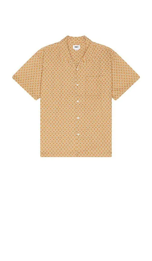 Obey Adrian Woven Shirt In . Also