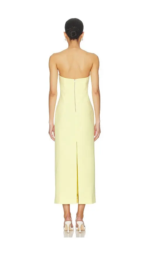 Bardot Rosalyn Midi Dress - Yellow