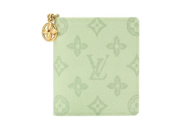 LOUIS VUITTON Charms Pocket Wallet - Green Asnieres