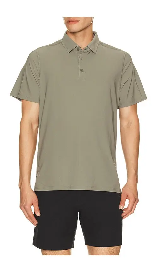 RHONE Regatta Pique Polo In . Also - Olive