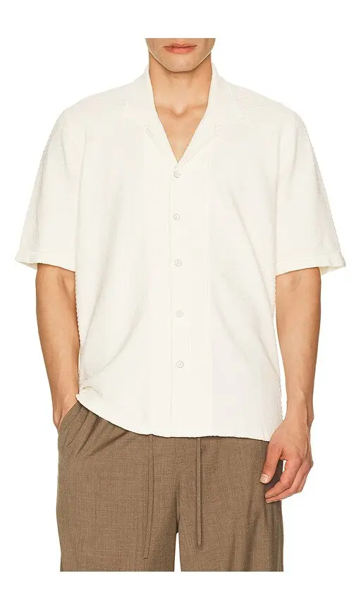Rag & Bone Zuma Ottoman Camp Shirt In . Also - Ivory
