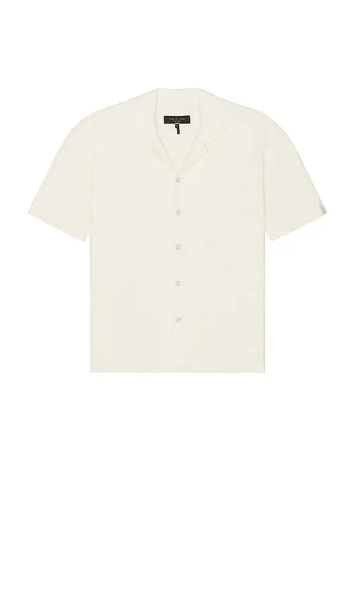 Rag & Bone Zuma Ottoman Camp Shirt In . Also - Ivory