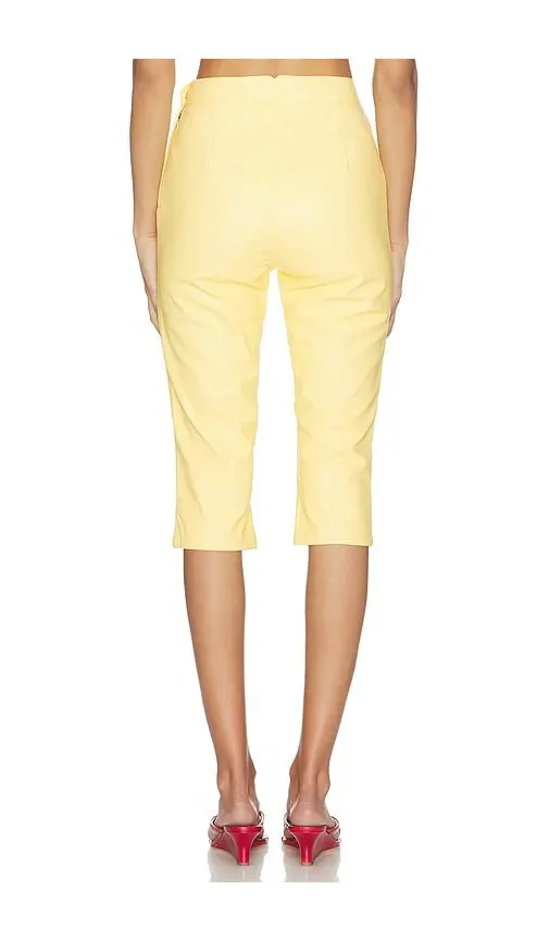AFRM Calla Pant Cropped Faux Leather