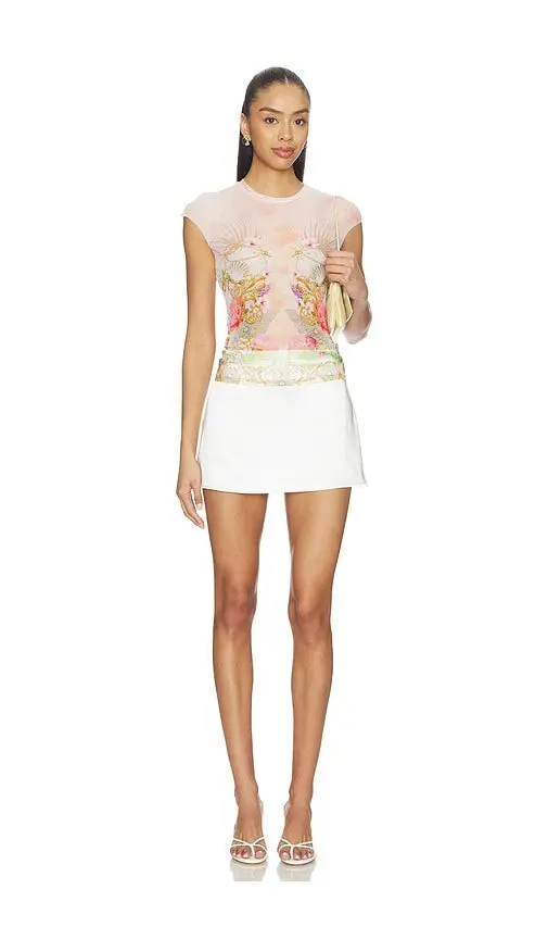AFRM Nina Dew Drop Top - Rose
