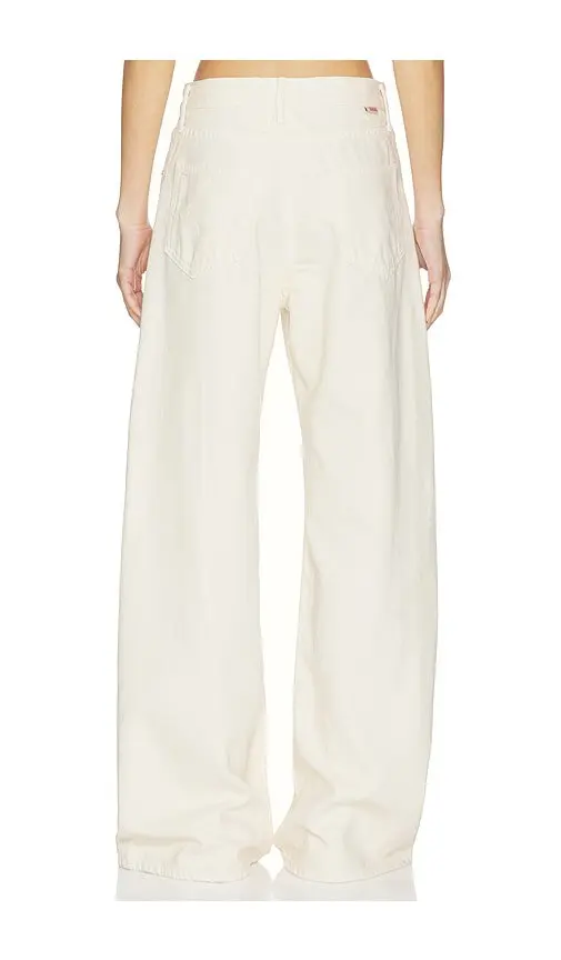 MOTHER The Lemon Twist Sneak Jeans - Ivory