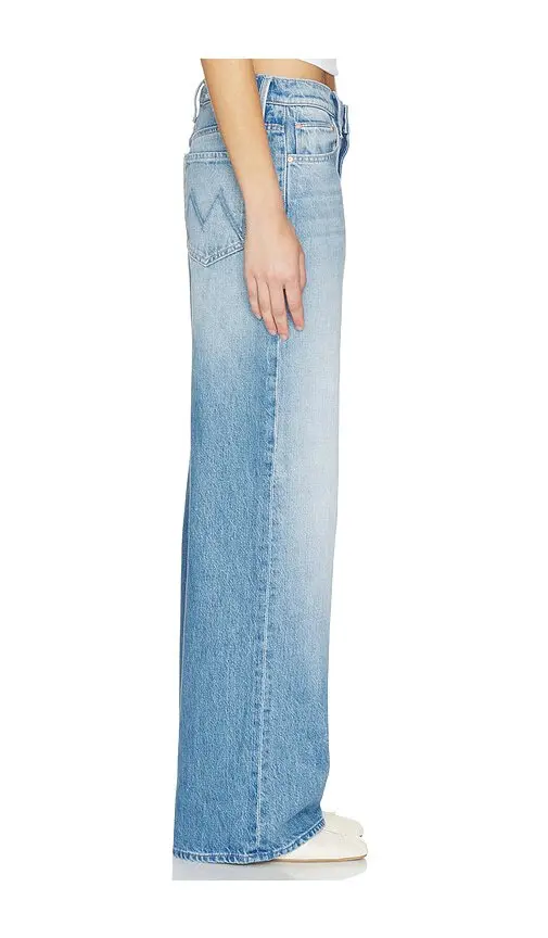MOTHER The Rerun Zip Sneak Jeans - Blue