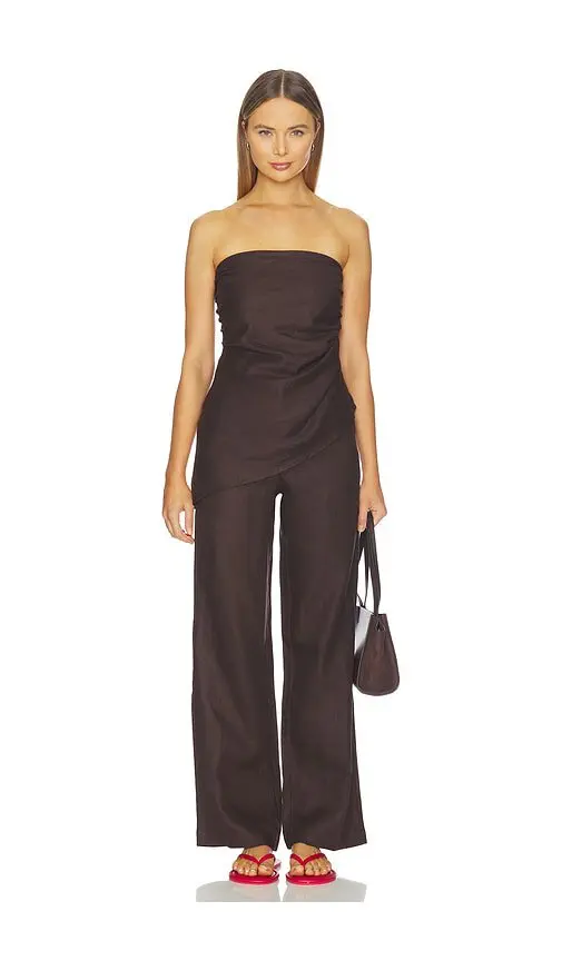 Faithfull The Brand Nera Top - Brown