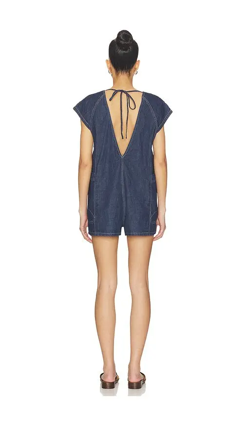 Free People Free Fall Denim Romper