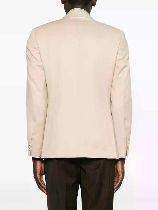 LARDINI Flower-pin Blazer - Neutrals