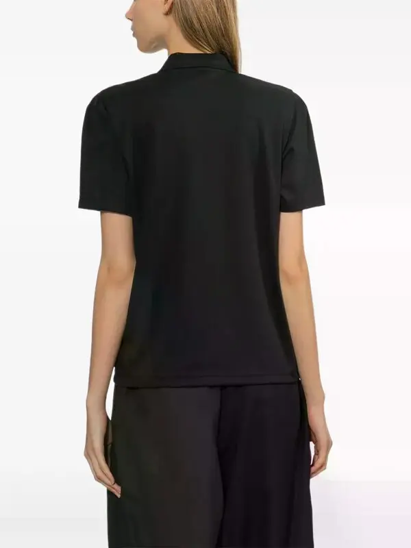 Noir Kei Ninomiya Ruffled Polo Shirt