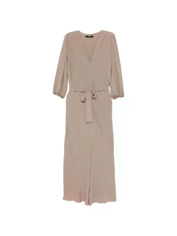 Seventy V-neck Belted Dress