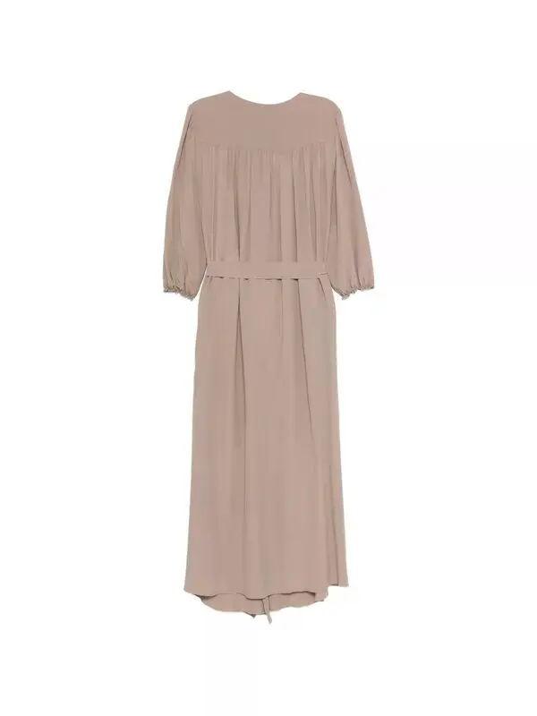 Seventy V-neck Belted Dress