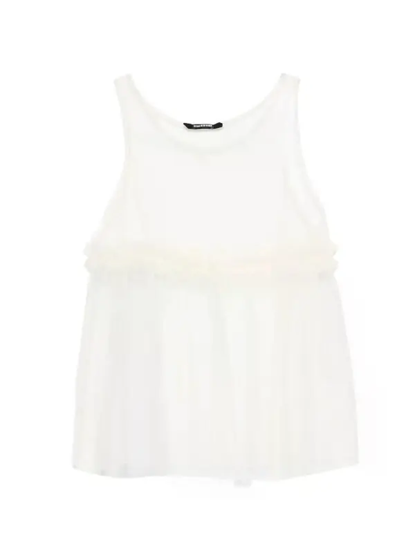 SUSANNE BOMMER Ruffled Sleeveless Top