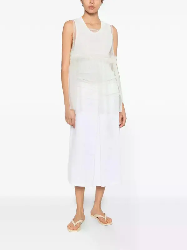 SUSANNE BOMMER Ruffled Sleeveless Top