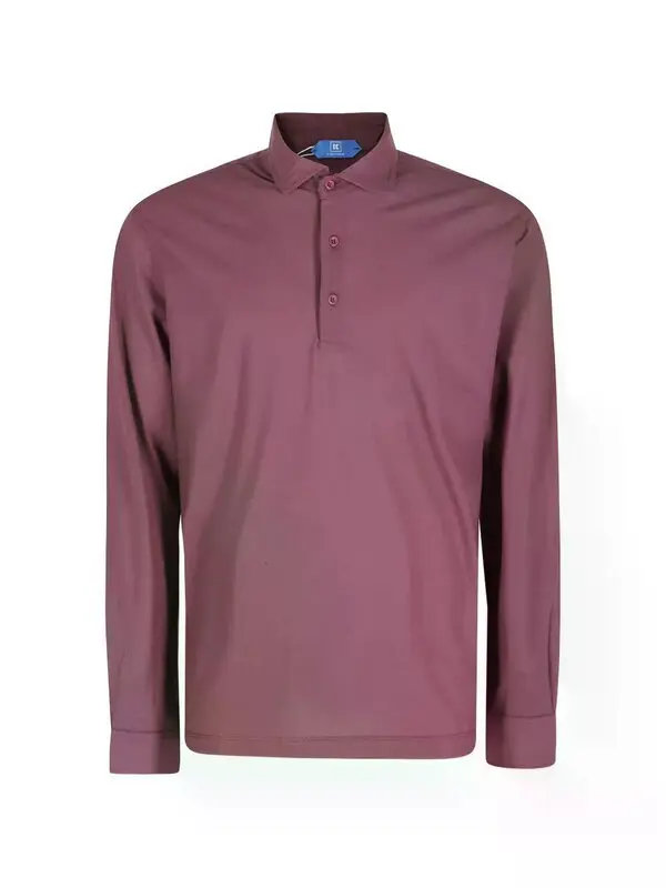 KIRED Long-sleeves Polo Shirt - Purple