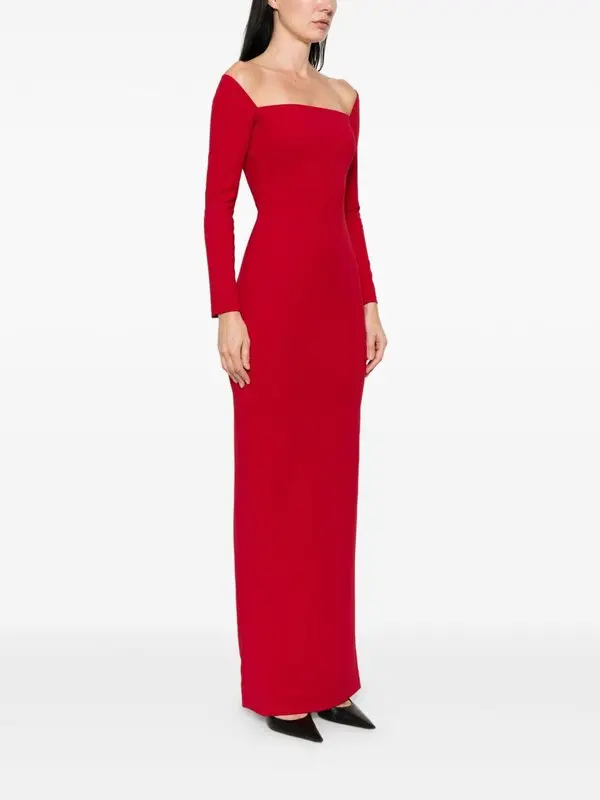 Solace London Lolita Maxi Dress - Red