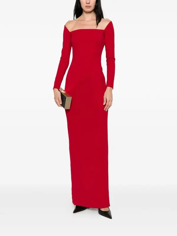 Solace London Lolita Maxi Dress - Red