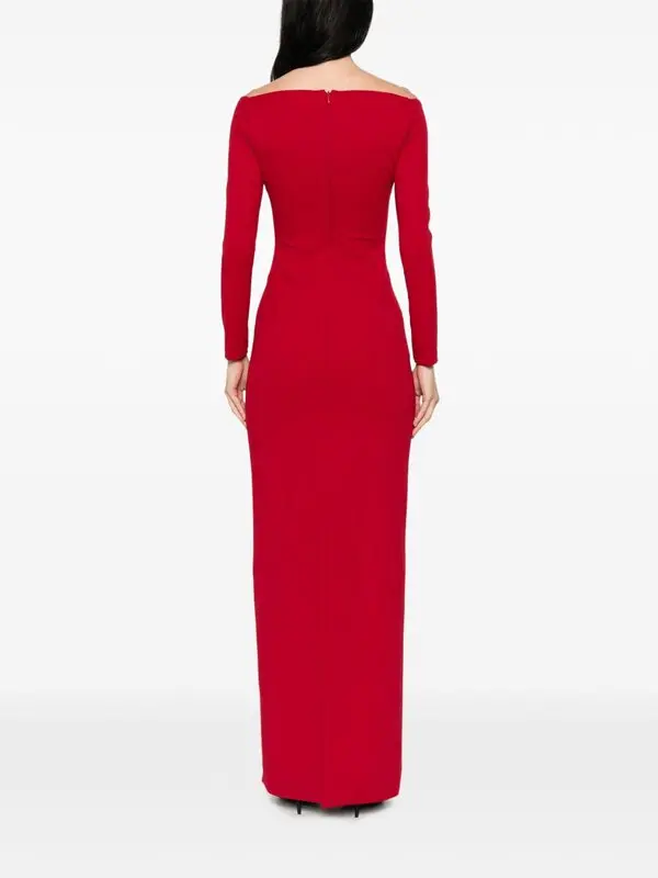 Solace London Lolita Maxi Dress - Red