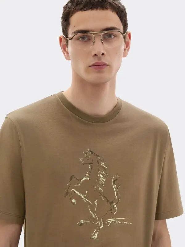FERRARI Cotton T-shirt